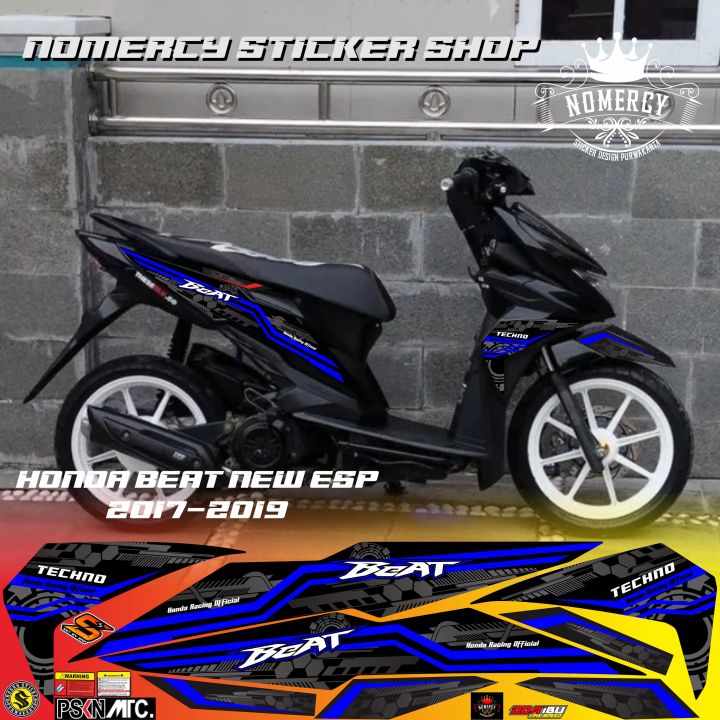STICKER STRIPING VARIASI MOTOR HONDA BEAT ESP/STREET NEW VARIASI ...