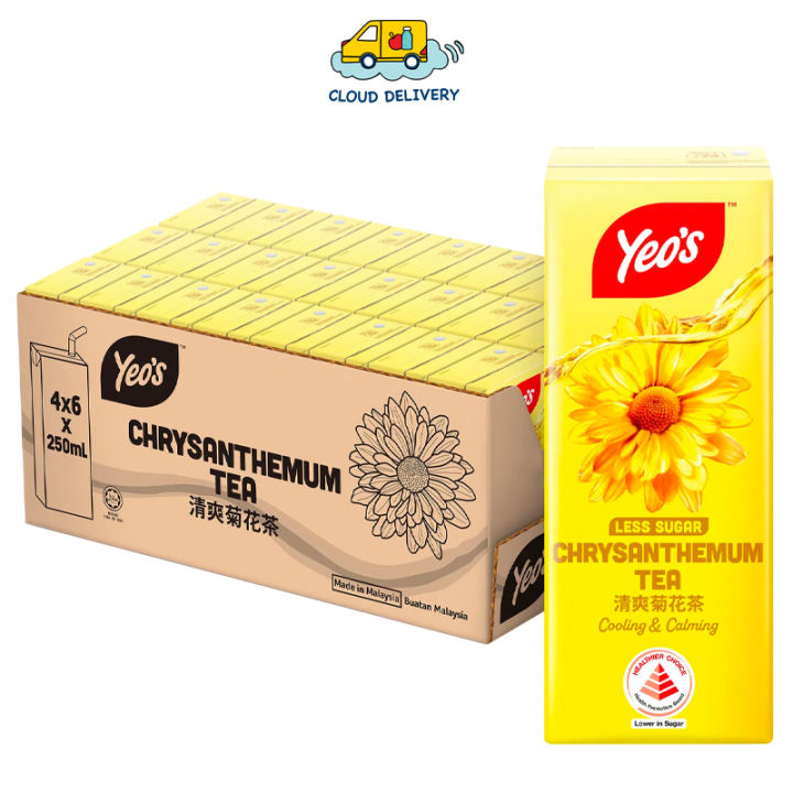 Yeo's Chrysanthemum Tea Packet (24 x 250ml) | Lazada Singapore