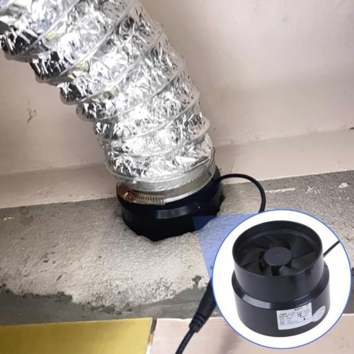 Duct Fan Powerful Inline Extractor Fan 12V 5W Duct Blower 110-100mm Air ...