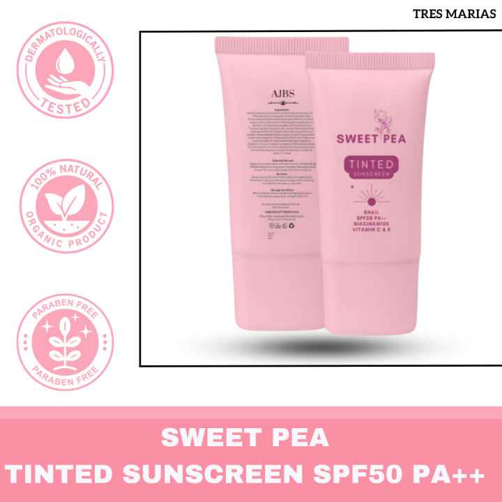 ORIGINAL Sweet Pea Tinted Sunscreen Spf50 Invisible Shield Against Sun ...
