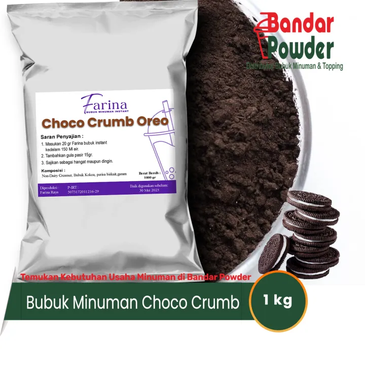 bubuk minuman choco oreo 1kg PREMIUM / bubuk minuman boba aneka rasa ...