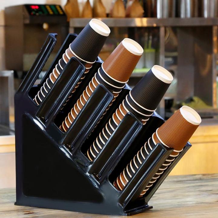 LIVING HOME Rak Akrilik Paper Cup Holder / Bar Caddy Plastic Cup Holder ...