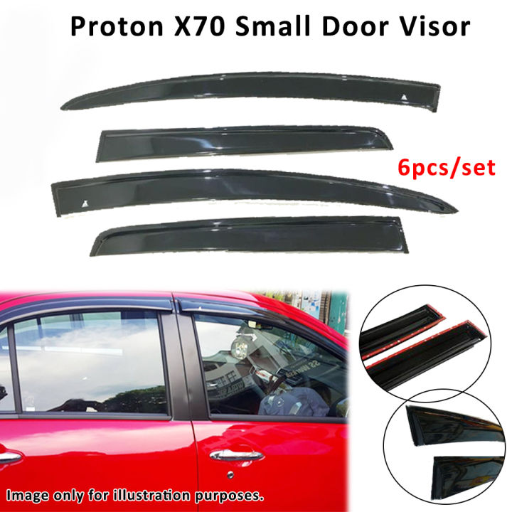 For Proton X70 Door Visor Air Press Window Acrylic Door Visor Wind ...