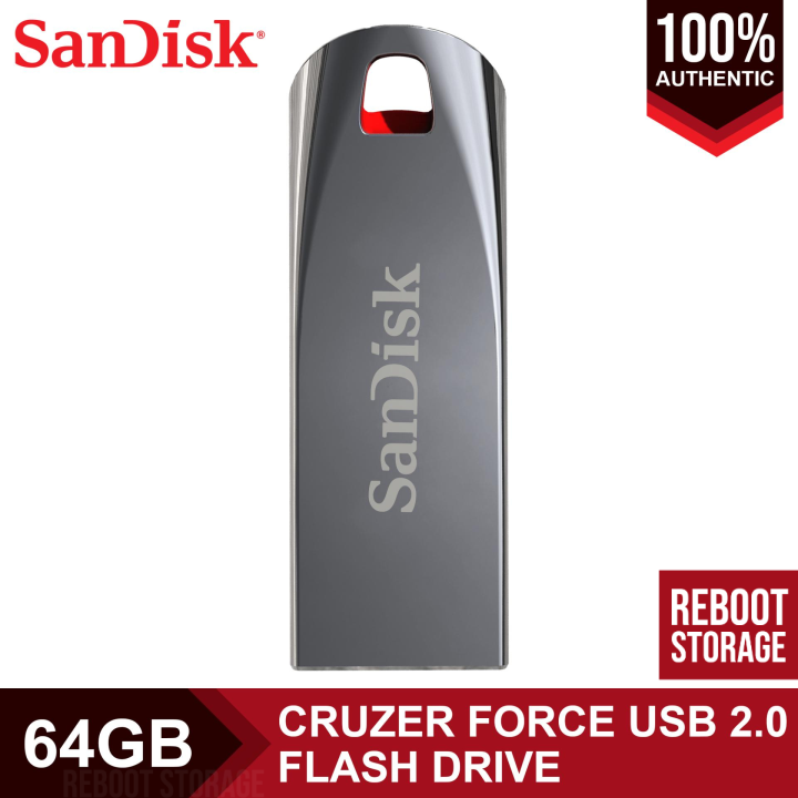 SanDisk Cruzer Force CZ71 64GB USB 2.0 Flash Drive | Lazada PH