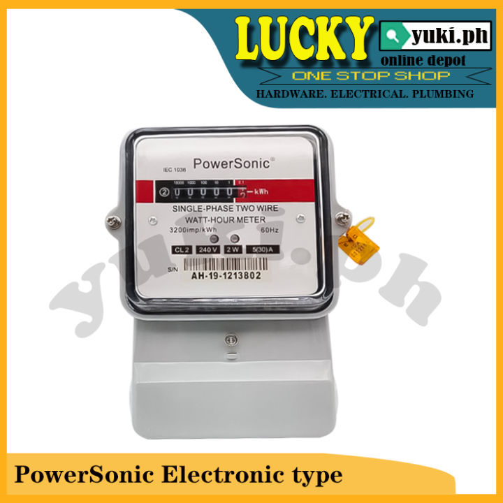 POWERSONIC Electrical Submeter w/ ERC | Lazada PH