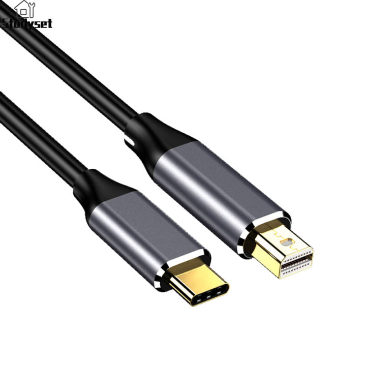 Studyset in stock USB C To Mini DisplayPort Cable High Resolution 4K ...