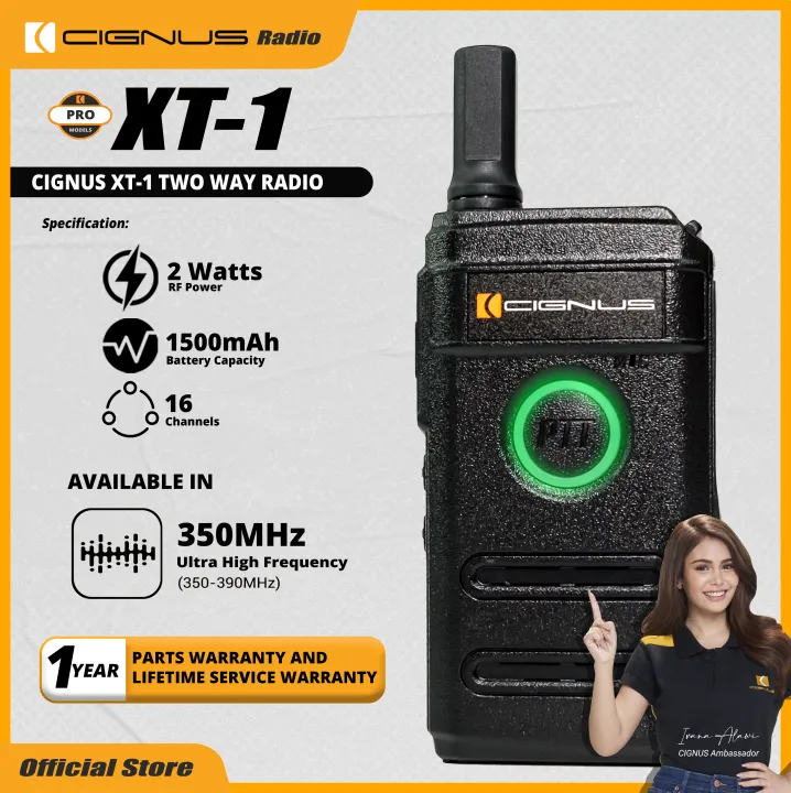 Cignus XT-1 Two Way Radio(350,UHF) | Lazada PH