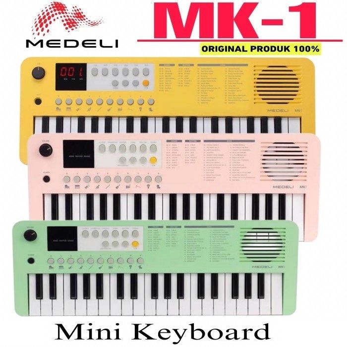 Medeli Keyboard MK1 MK-1 Electronic Mini keyboard Medeli MK 1 | Lazada Indonesia