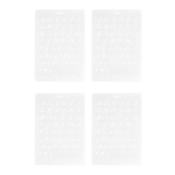 Lettering Stencils, Letter and Number Stencil, Painting Paper Craft ...