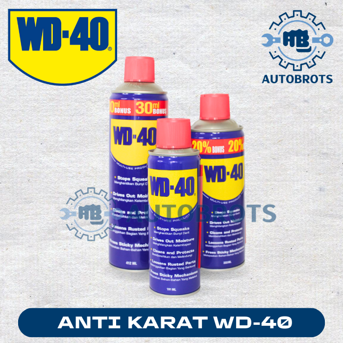 WD-40 Pelumas Anti Karat / 191ml 333ml 412ml / Spray Lubricant | Lazada Indonesia