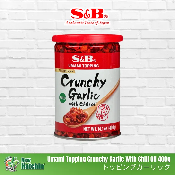 S&B Umami Topping Garlic With Chili Oil 400g | Lazada PH