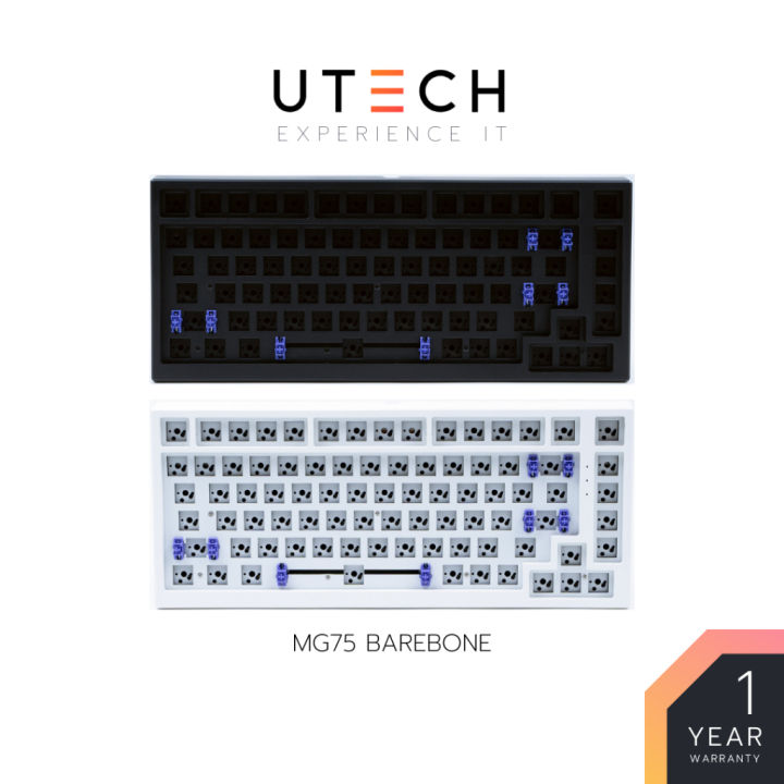 คีย์บอร์ด MonsGeek MG75 Case Plastic 75% Gasket Hotswap Wireless 2.4G ...