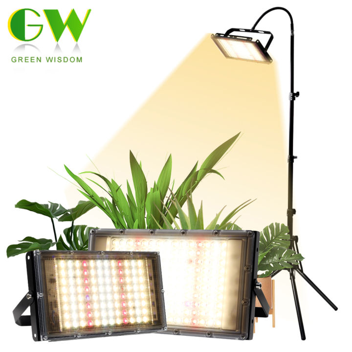 LED Grow Light with Stand 50W 100W 150W Full Spectrum Light Plant ...