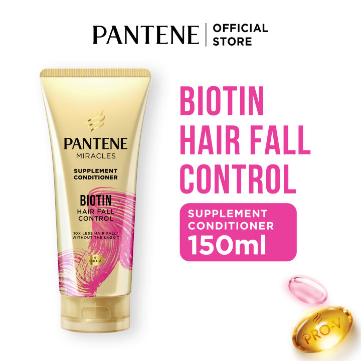 Pantene Pro-V 3 Minute Miracle Biotin Hair Fall Control Conditioner ...