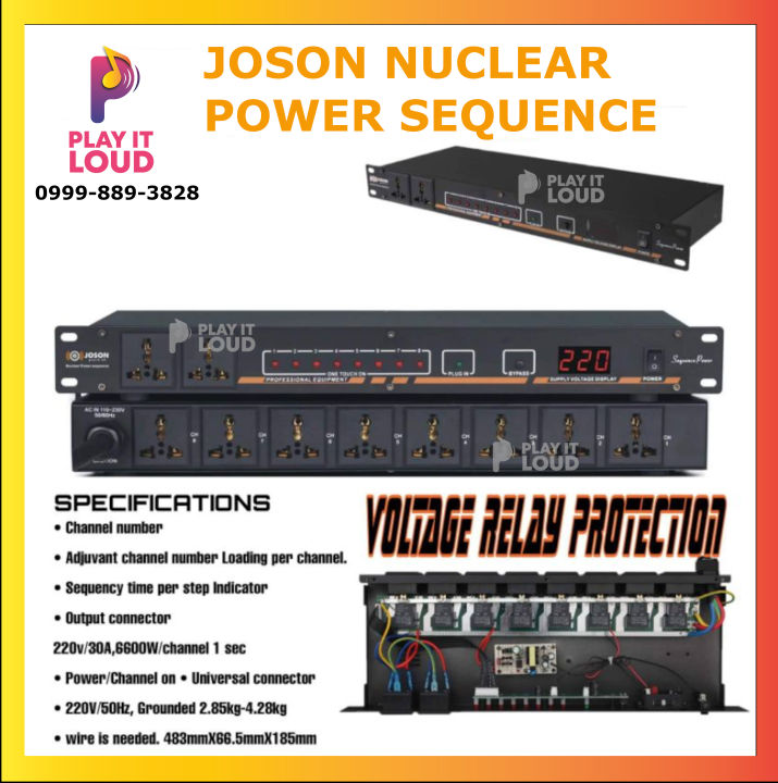 JOSON NUCLEAR POWER SEQUENCER PROFESSIONAL POWERMANAGER | Lazada PH