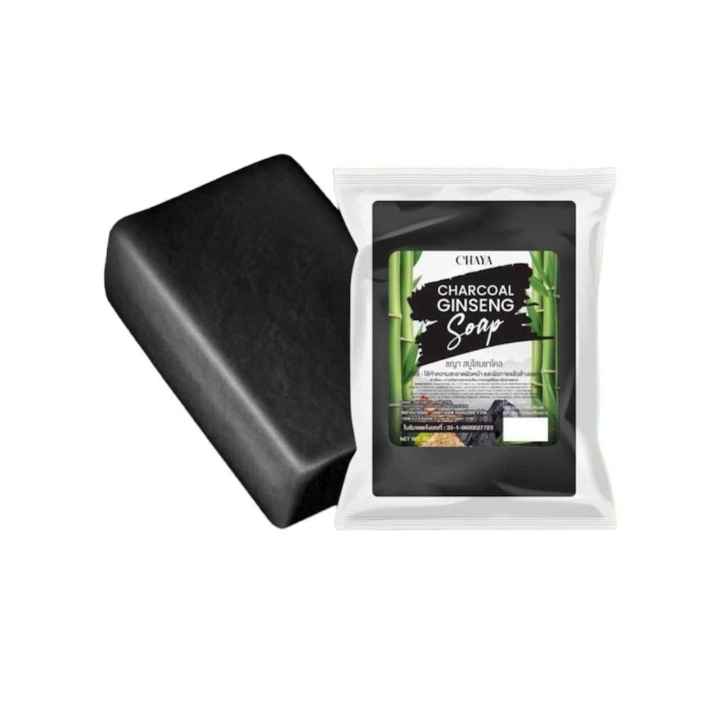สบู่โสมชาโคล ชญาCHAYA (ของแท้ค่ะ 1 ก้อน) | Lazada.co.th