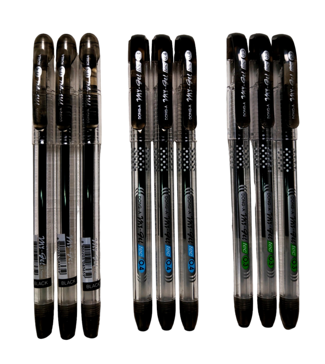 Dong-A My-Gel Pen, 0.3,0.4&0.5 mm Thickness, Sign Pen, School Supple ...