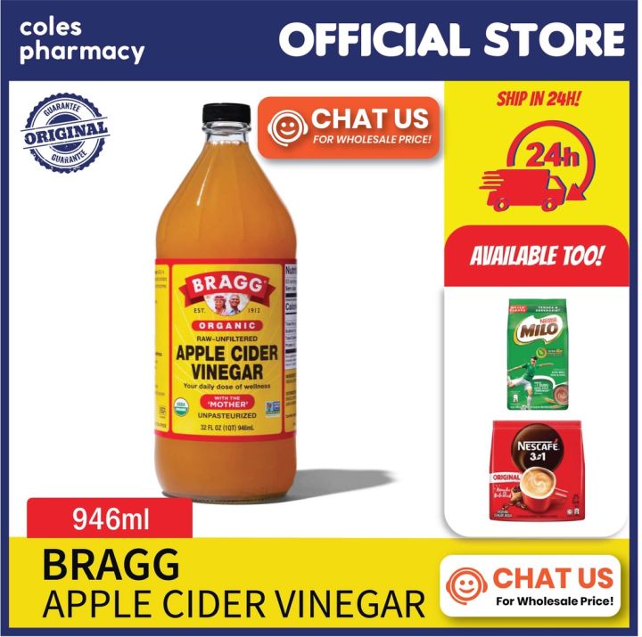 BRAGG Apple Cider Vinegar Original 946ml | Lazada