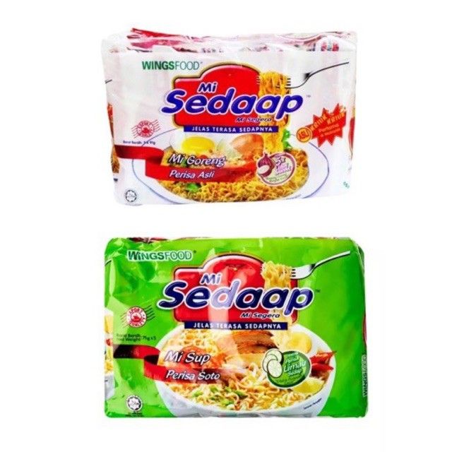 Mi Sedap Goreng Asli 5 x75g | Lazada