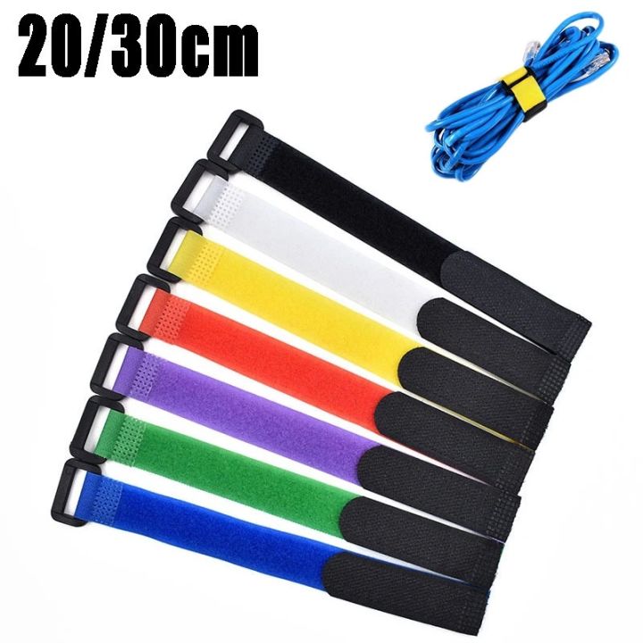 Nylon Reverse Buckle Velcros Magic Hook Loop Fastener Cable Ties ...