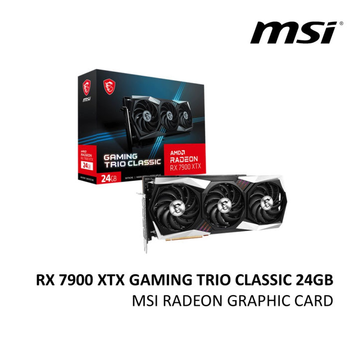 MSI RX 7900 XTX GAMING TRIO CLASSIC 24G VGA GRAPHIC CARD | Lazada