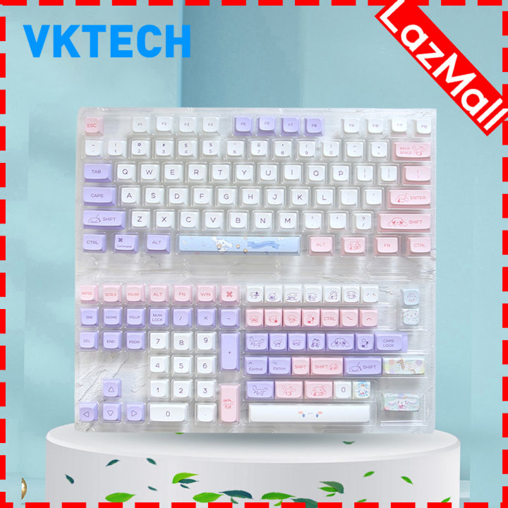 [Vktech] 133/144 Keys/set Mechanical Keyboard Keycaps Dye Sublimation ...