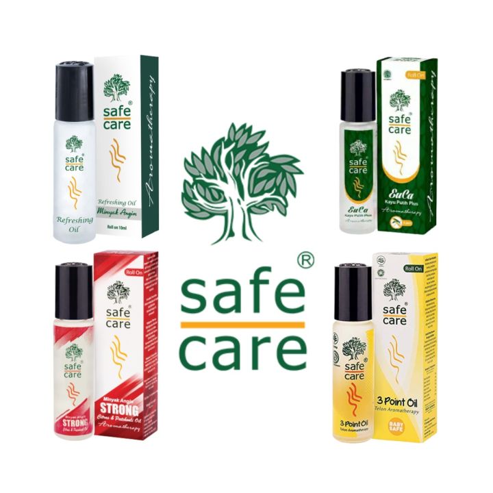 Safe Care Refreshing Oil Minyak Angin Aromatherapy Roll On 10ml Ori ...
