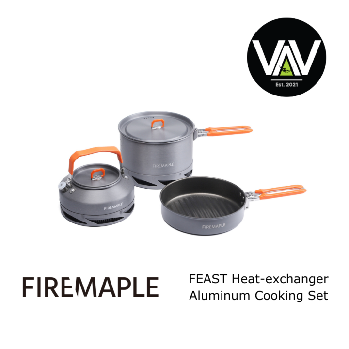 FIREMAPLE FEAST Heat-exchanger Aluminum Cooking Set | Lazada