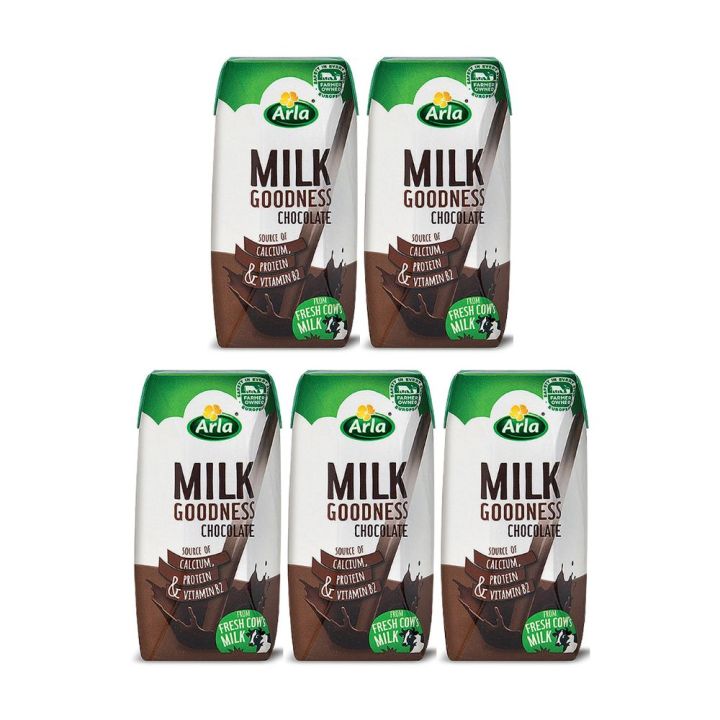 Arla Milk Goodness Chocolate 200ml - Pack of 5 | Lazada PH