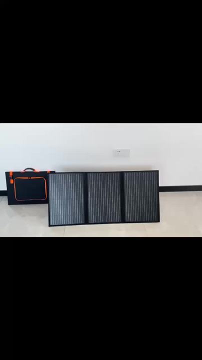 Pakej Pengecasan Tenaga Solar Plat Caj Lipat 100W18V Mengecas Mudah ...