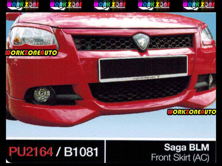PU2164 Proton Saga BLM PU Front Skirt (AC) Body kit Bodykit | Lazada