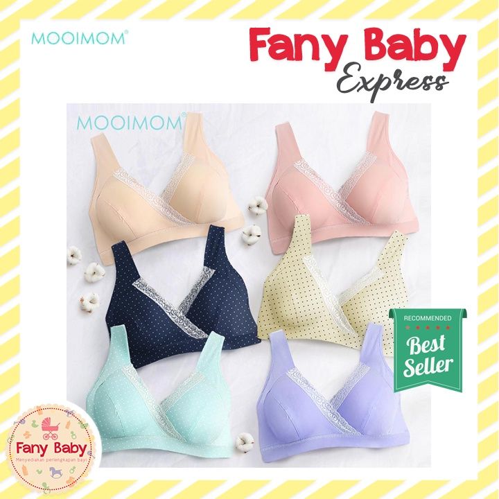 MOOIMOM CROSSOVER MATERNITY & NURSING BRA B6886 | Lazada Indonesia