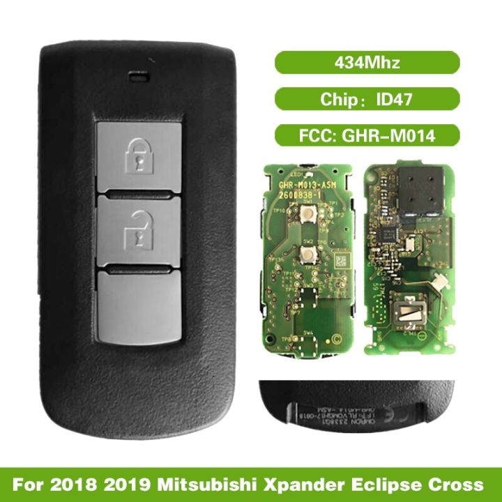 CN011018 For 2018 2019 Mitsubishi Xpander Eclipse Cross Smart Remote Key 434Mhz Id47chip FCC ID ...