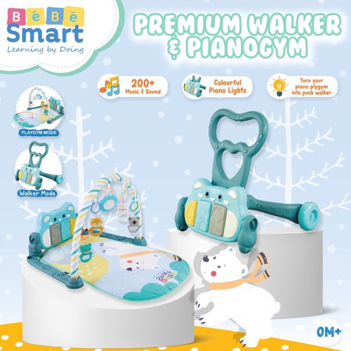 Bebe Smart Premium Playgym Walker 2 IN 1 // Playgym // Baby Walker Push ...