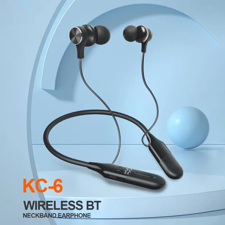 Earphone Kisonli Wireless Nirkabel Headset Bluetooth 5.1 Telinga ...
