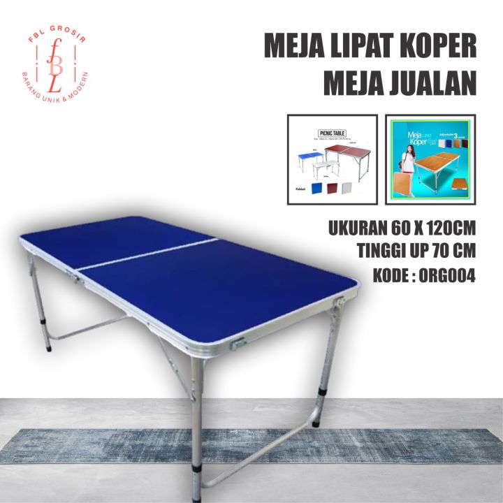 MEJA LIPAT CARRY PORTABLE / MEJA JUALAN / MEJA SERBAGUNA VD | Lazada ...