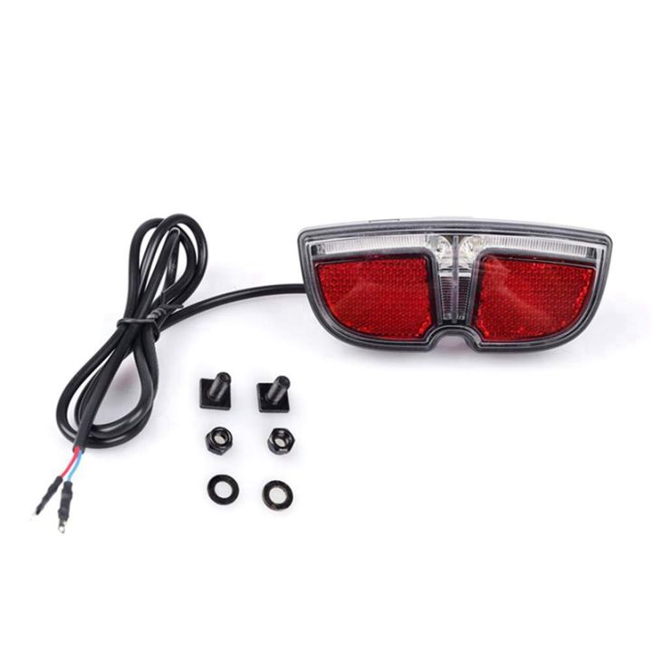 2X 6V LED E-Bike Tail Light Electric Bike Rear Rack Brake Lamp for ...