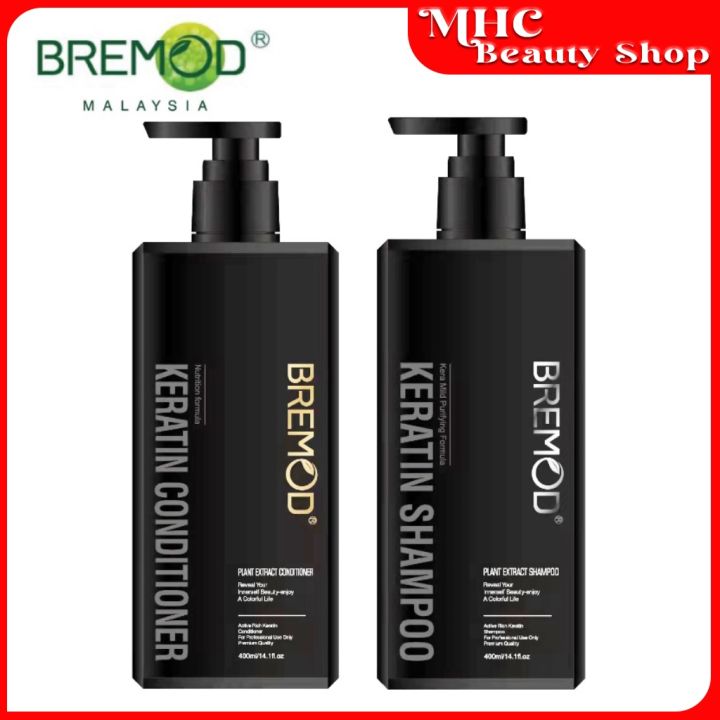 Bremod Professional Keratin Shampoo and Conditioner 400ml each | Lazada