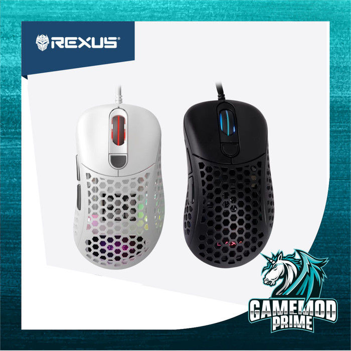 Rexus PRO Mouse Gaming Daxa Air lightweight RGB | Lazada Indonesia