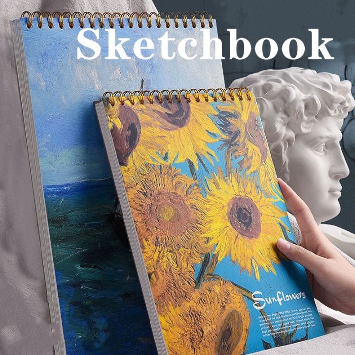 Drawing blank sketch book hand-painted A4 sketch book watercolor sketch ...