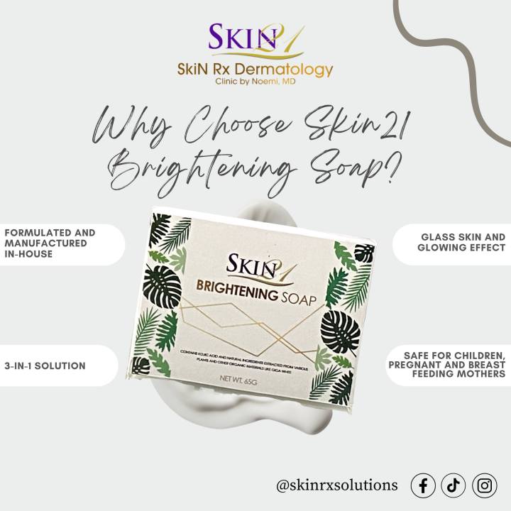 Skin21 Brightening soap(Green) 65g | Lazada PH