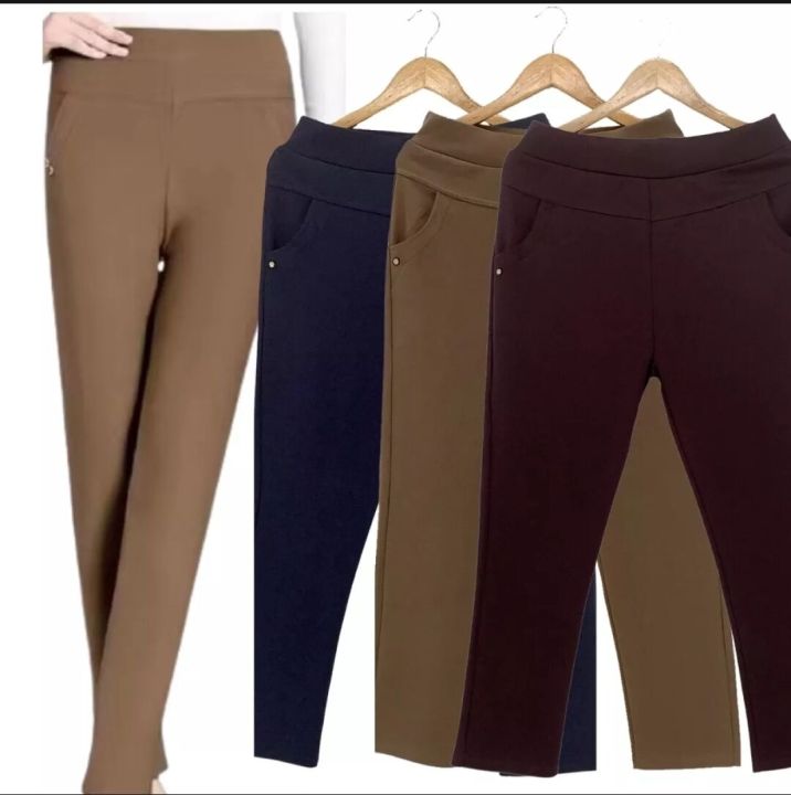 Max Green (3000) Plus Size Slacks Pants for Women Fits size 32-38 High ...