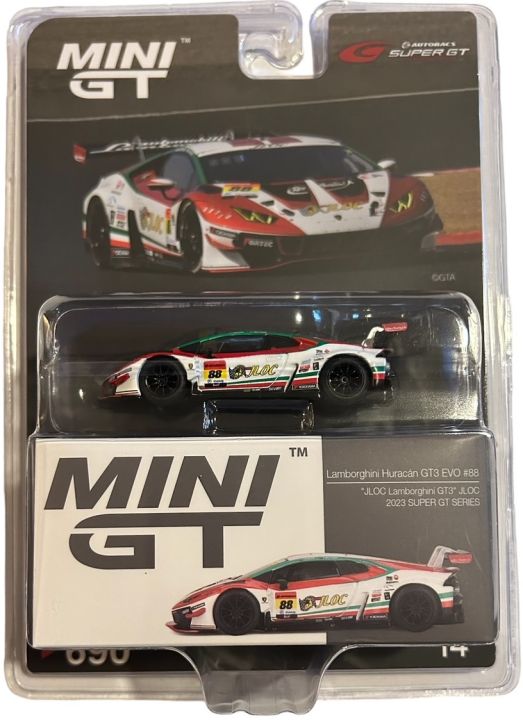 MINI GT No.690 Lamborghini Huracán GT3 EVO2 #88 "JLOC Lamborghini GT3 ...