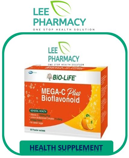 Bio life Mega-C Plus Bioflavonoids 1000MG [Immune Booster] | Lazada