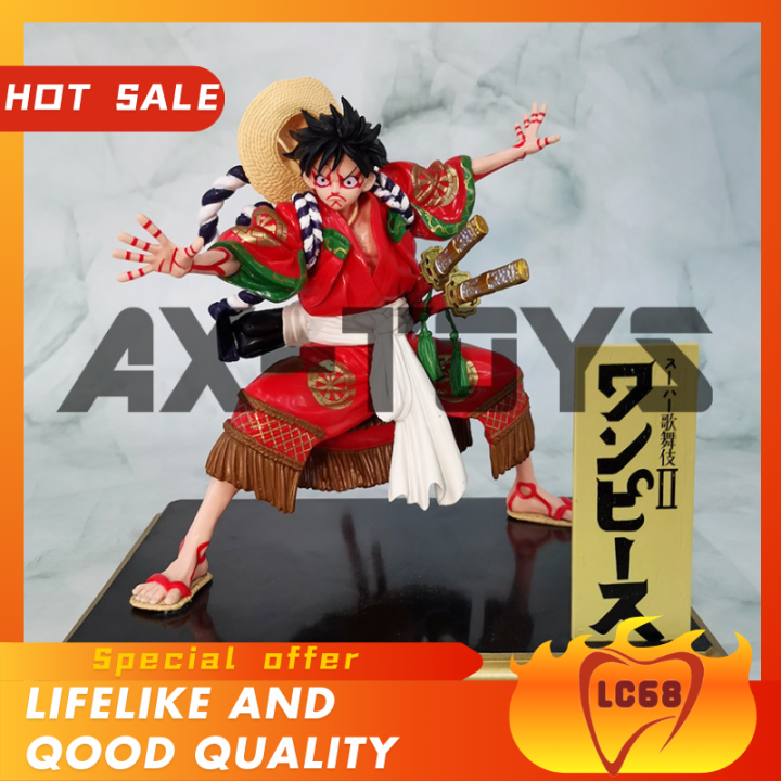 One Piece figure Kabuki Monkey D. Luffy figure model ornament doll ...
