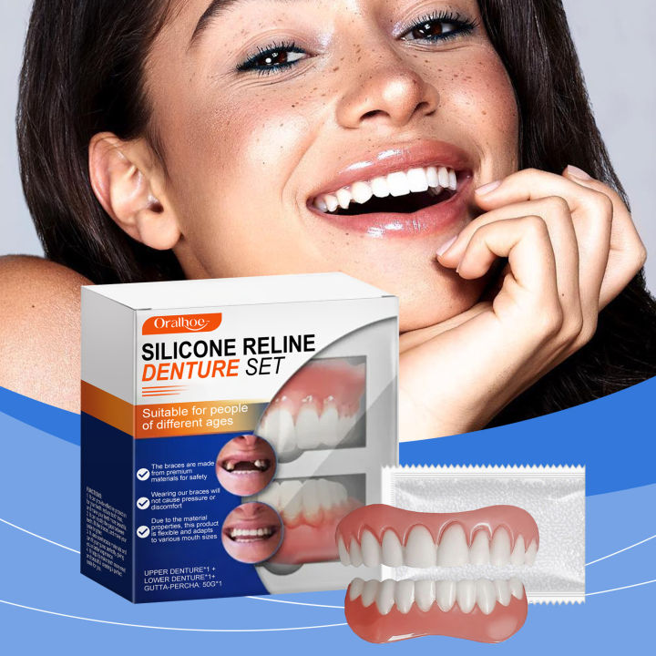 Silicone Reline Denture Set, Suitable for People of Different Ages ...