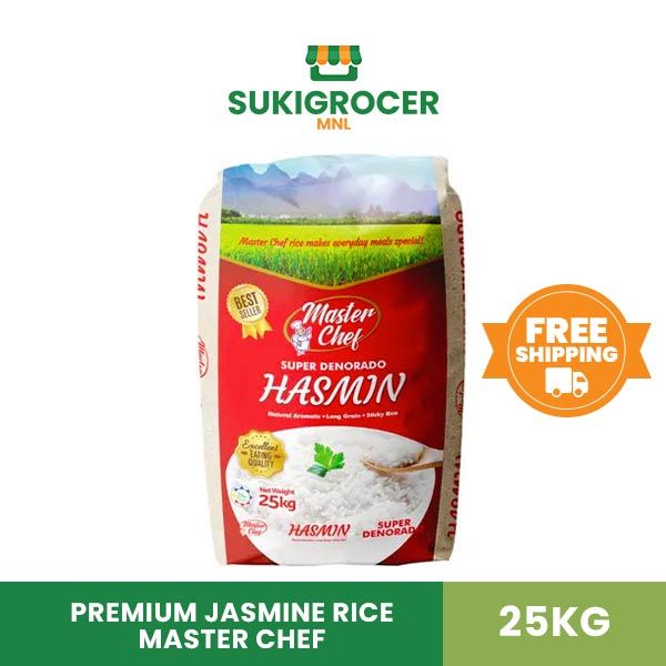 Premium Jasmine Rice Master Chef 25kg | Lazada PH