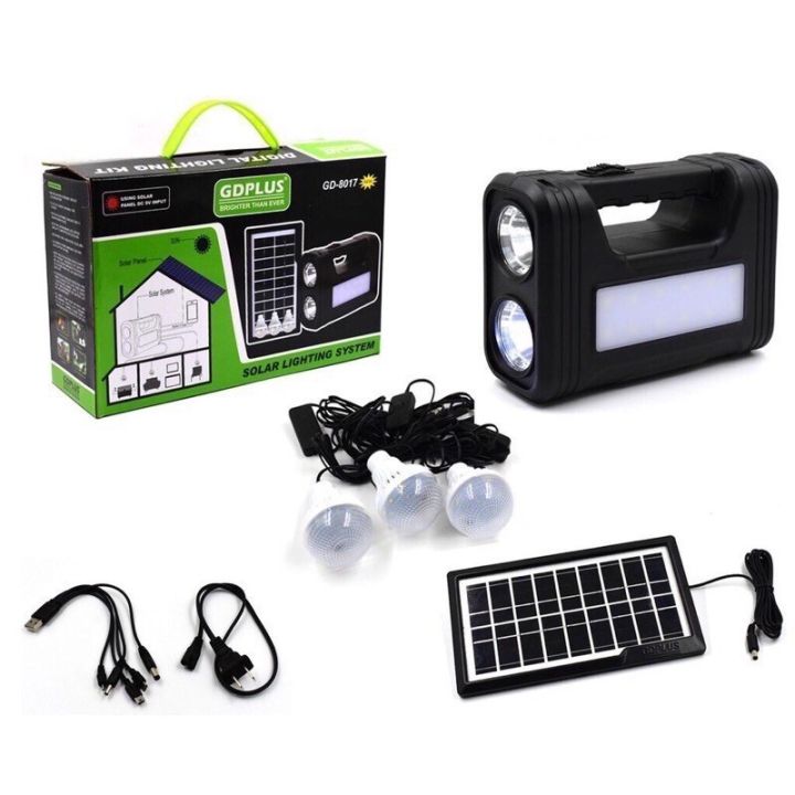 Lozzby (GD-8017) Outdoor Mini Led Solar Lighting System with Solar ...