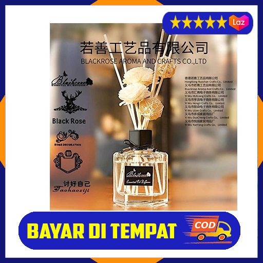 Black Rose Parfum Ruangan Aroma Diffuser 50ml / Aromatherapy Diffusers ...