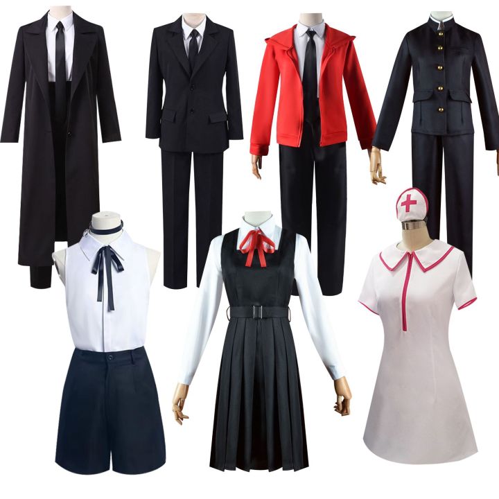 Anime Chainsaw Man Cosplay Costume Makima Power Reze Mitaka Asa Yoshida ...